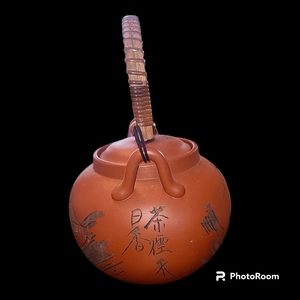 Japan | Kitchen | Vintage Japanese Terracotta Red Ware Teapot Hand ...